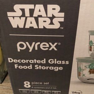 Pyrex | Kitchen | Star Wars Pyrex Mandalorian 8 Piece Storage Set ...